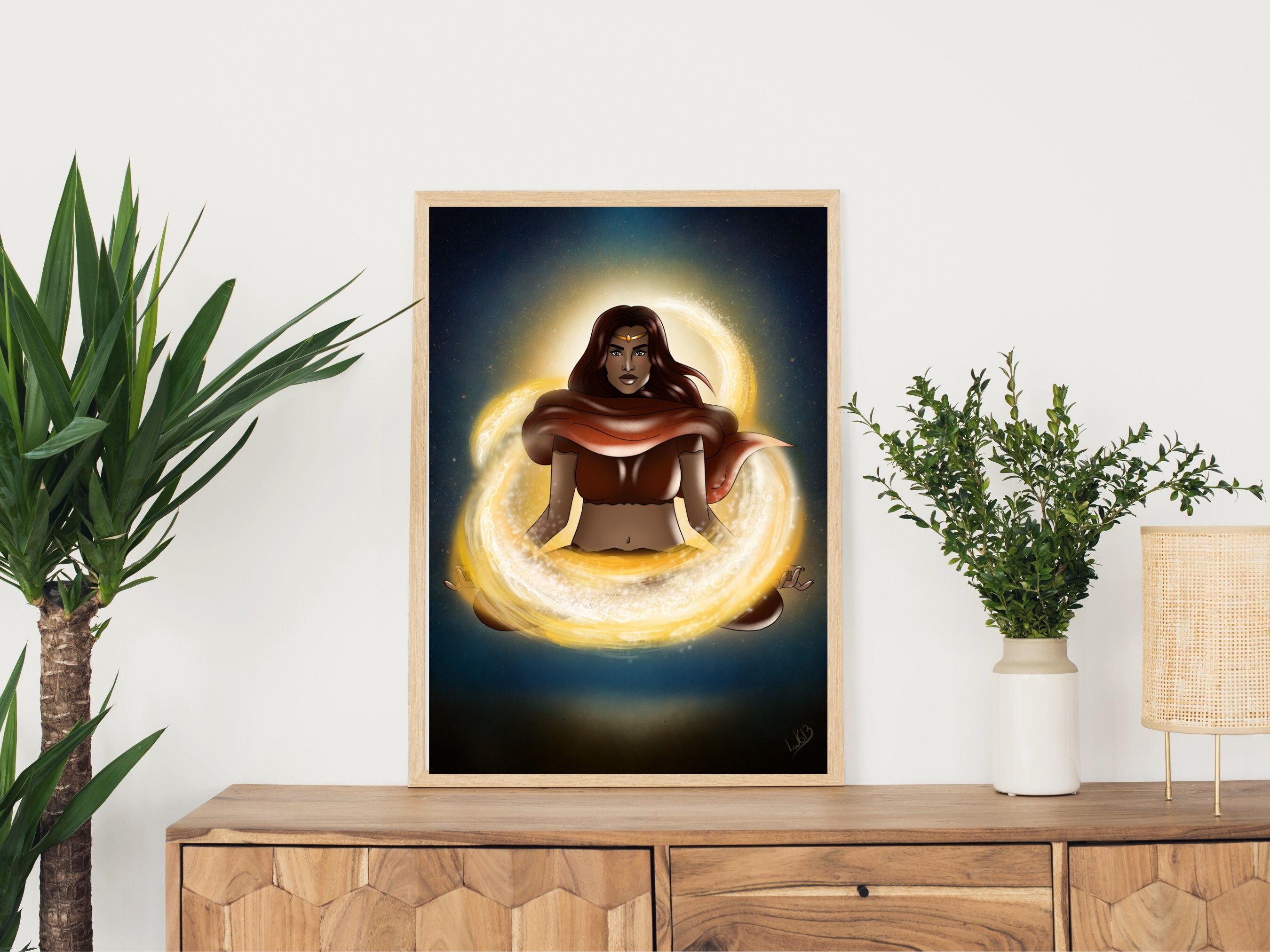 The Ascension of Mary Magdalene - Portrait Digital Art With Channeled ...