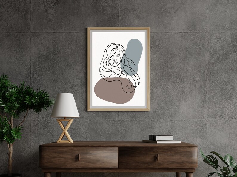 Mary Magdalene Line Art Minimalist Light Language Blessing - Etsy