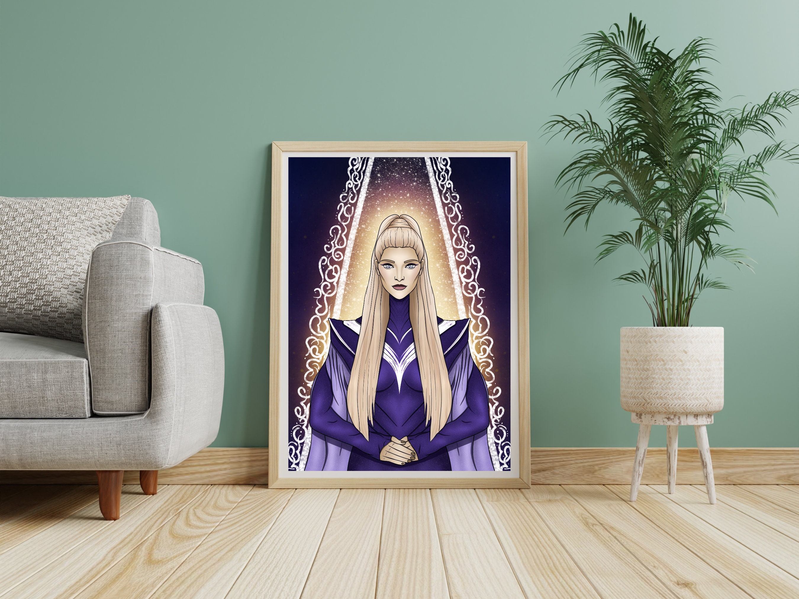 Pleiadian Mother Keeran-shie Portrait With Channeled Message - Etsy
