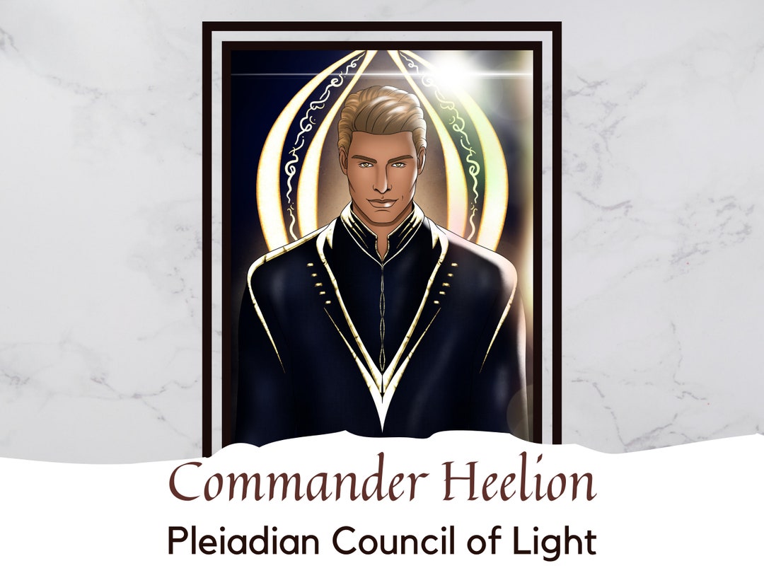 Commander Heelion of the Pleiadian Council of Light - Portrait With ...