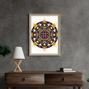 Archangel Metatron Mandala | Frequency Art | Energy Work | Printable ...