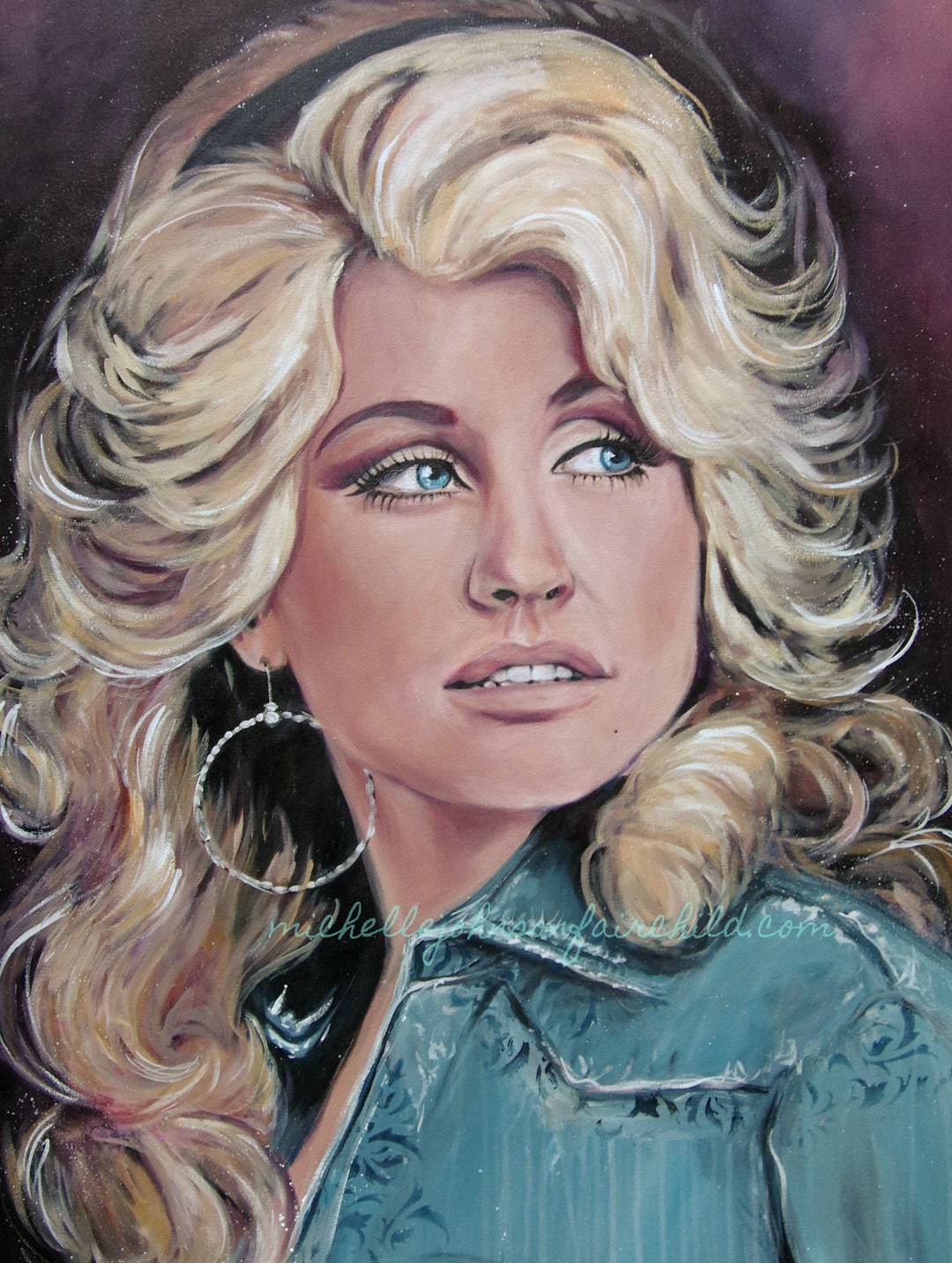 Dolly Parton Art Print: Signed Fine Art Portrait (11”x14”) - Etsy