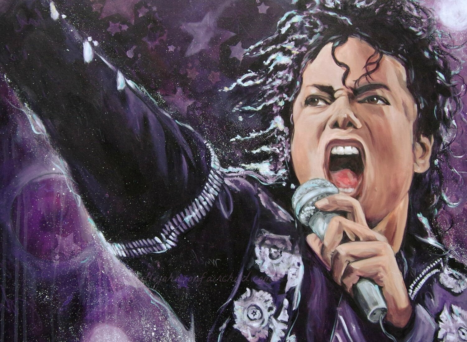 Michael Jackson 11x14 Signed Fine Art Print King of Pop Billy Jean ...