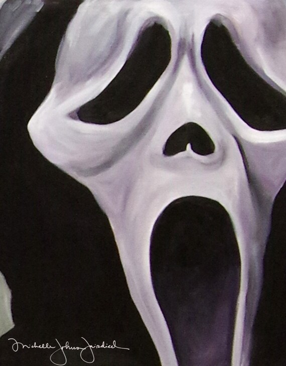 Ghost Face 11x14 Signed Fine Art Print or - Etsy