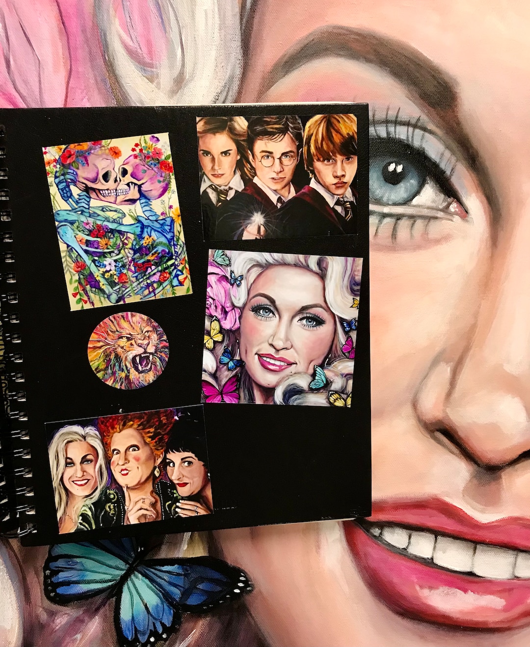 STICKERS Michelle Fairchild's Giant Paintings Turned Into - Etsy