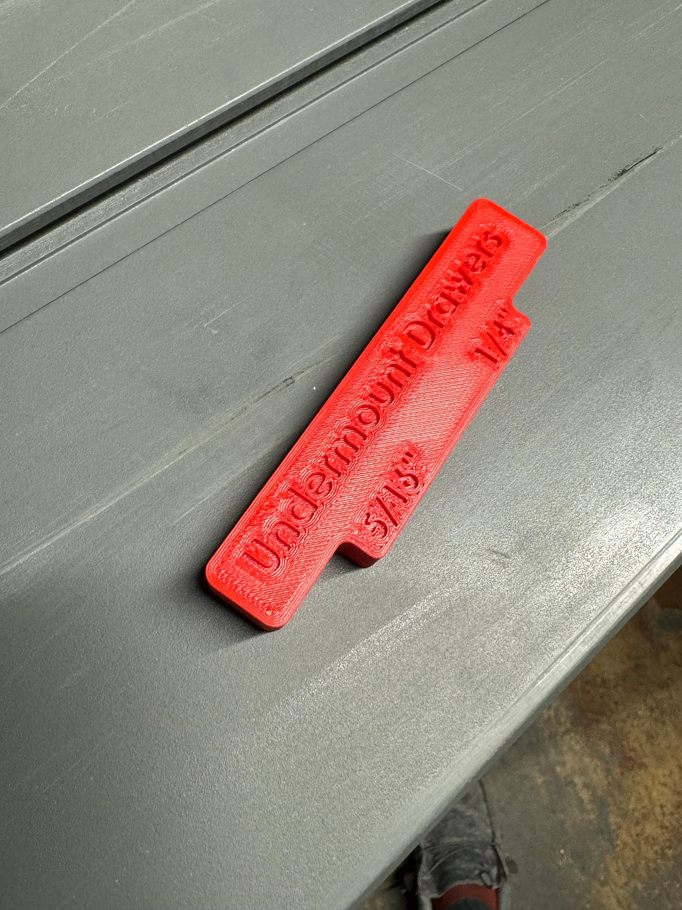 Undermount Drawer Slide Set up Block - Etsy