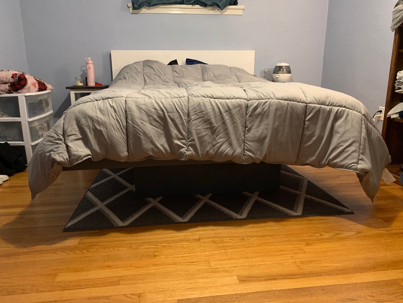 Queen Size Floating Bed Frame Plans, SUPER EASY, Cut and Buy List ...