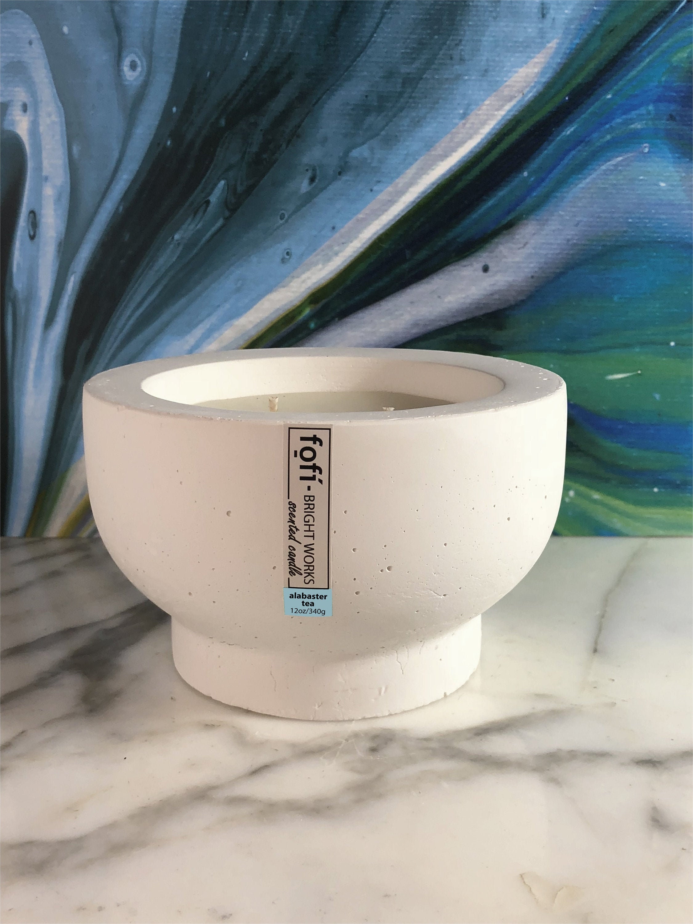 ALABASTER TEA Luxury Scented Candle Home Fragrance Triple - Etsy España