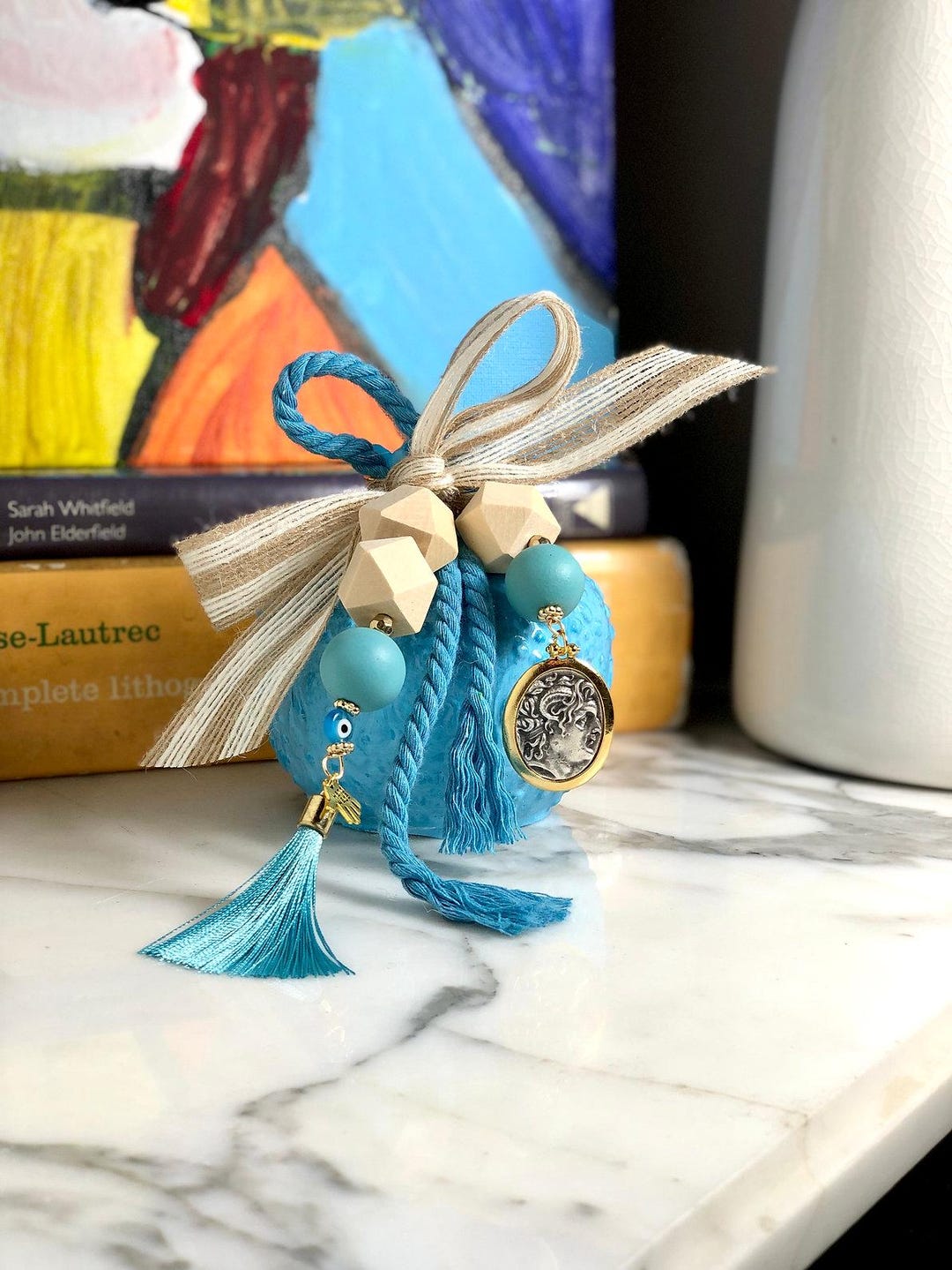 Alexander the Great POMEGRANATE RODI Home Decor - Medium Sea Blue, Good ...