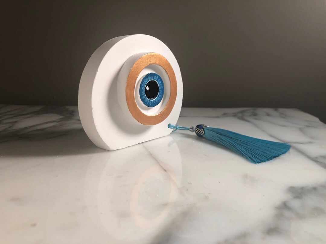 EVIL EYE Statue Sunrise Mati Home Decor Medium Good Luck - Etsy
