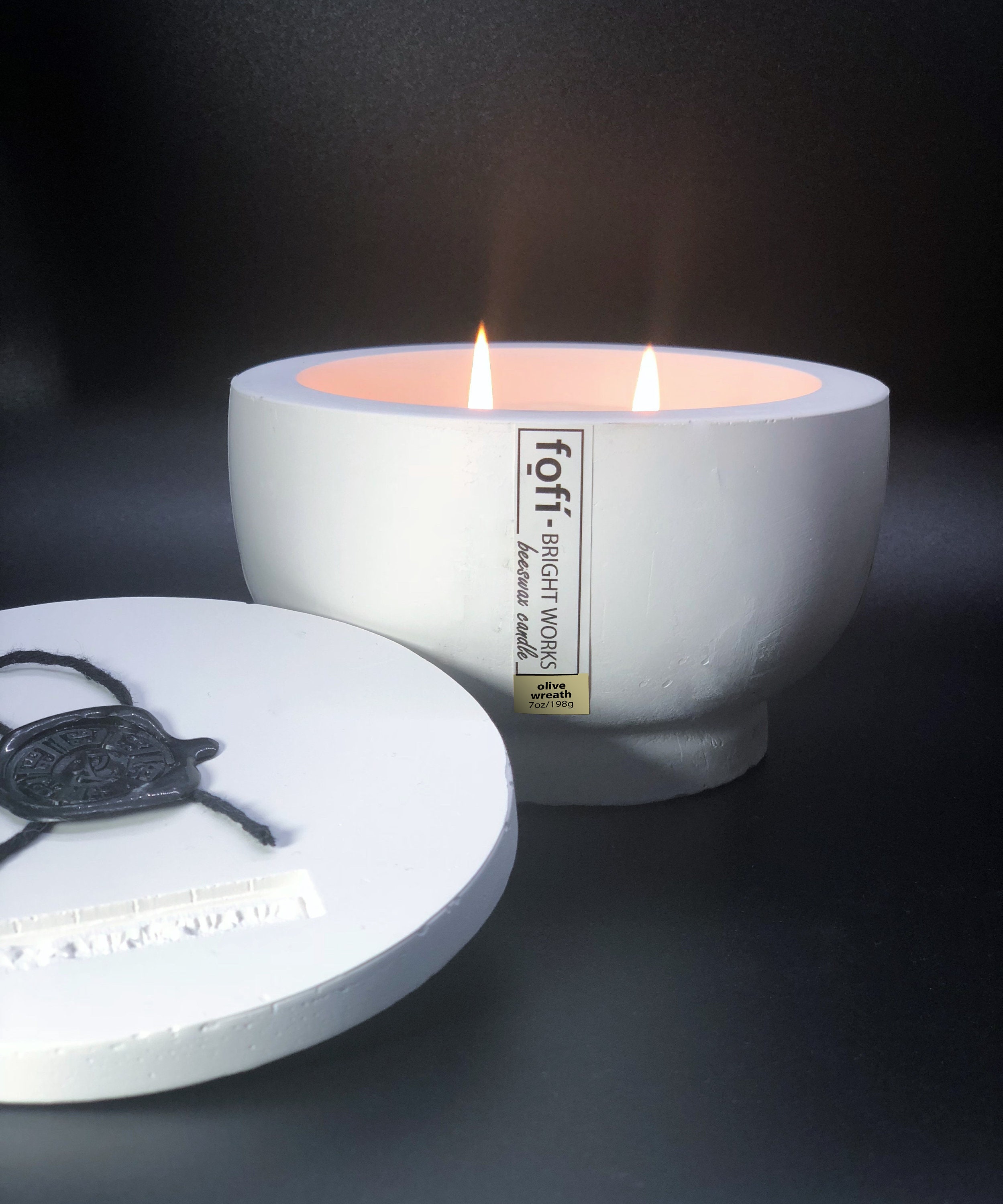 OLIVE WREATH Luxury Scented Candle Home Fragrance Natural - Etsy UK