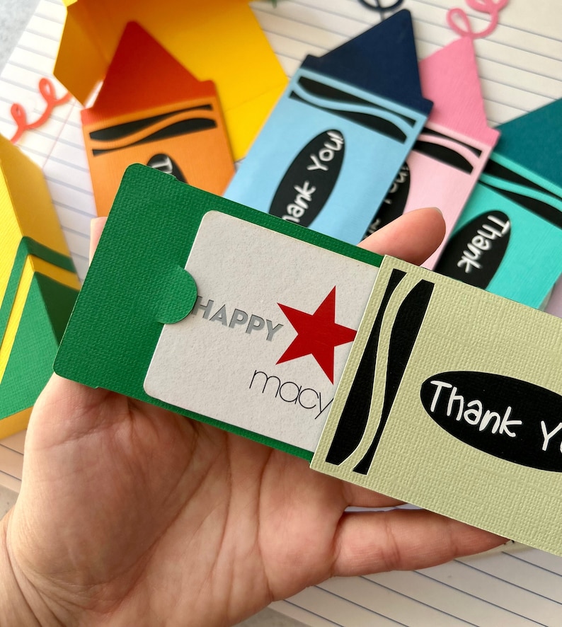 Teacher Gift Card Holder Teacher Gift Teacher Appreciation Week teacher ...