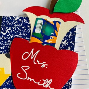 Teacher Gift Card Holder - Teacher Gift - Teacher Appreciation Week ...