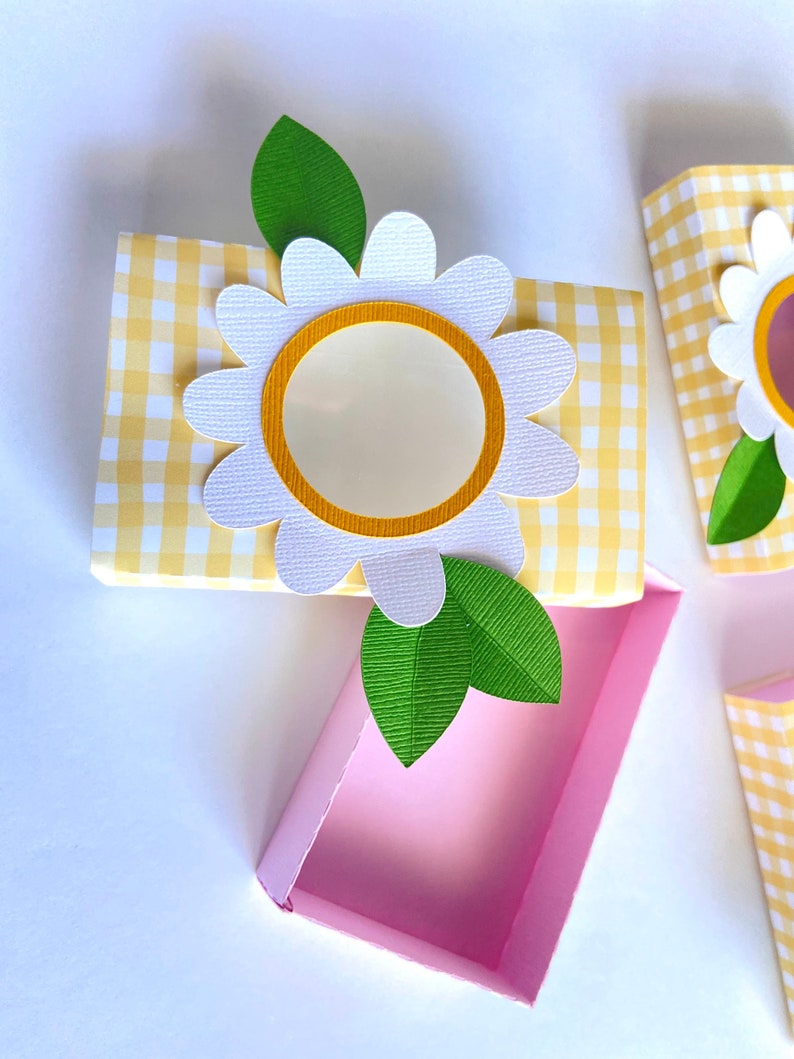 Daisy Favor Box, Daisy Birthday Decorations, Flowers Birthday Theme ...