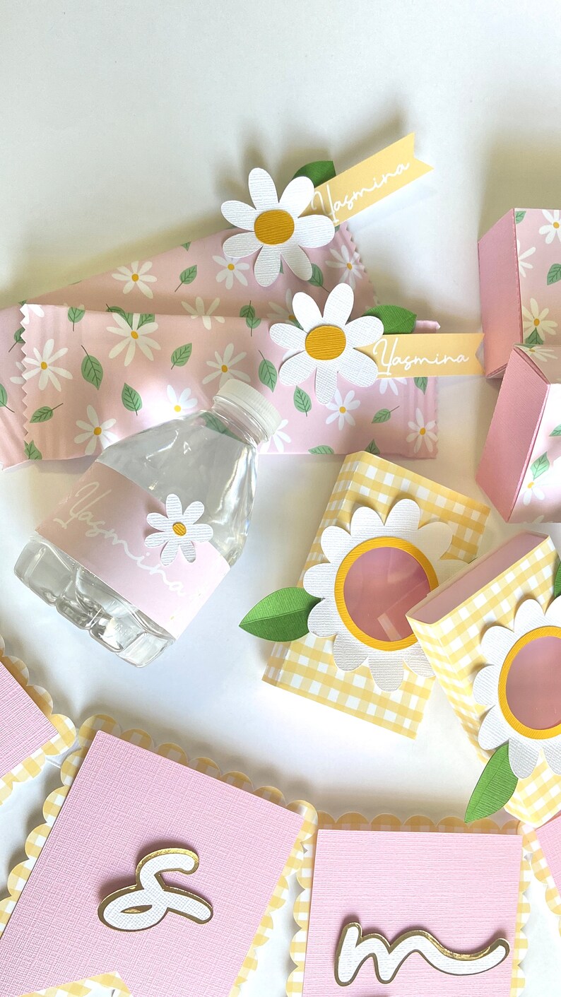 Daisy Favor Box, Daisy Birthday Decorations, Flowers Birthday Theme ...