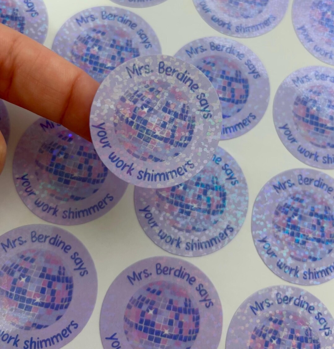Student Reward Stickers - Shimmer Edition | Taylor-inspired ...