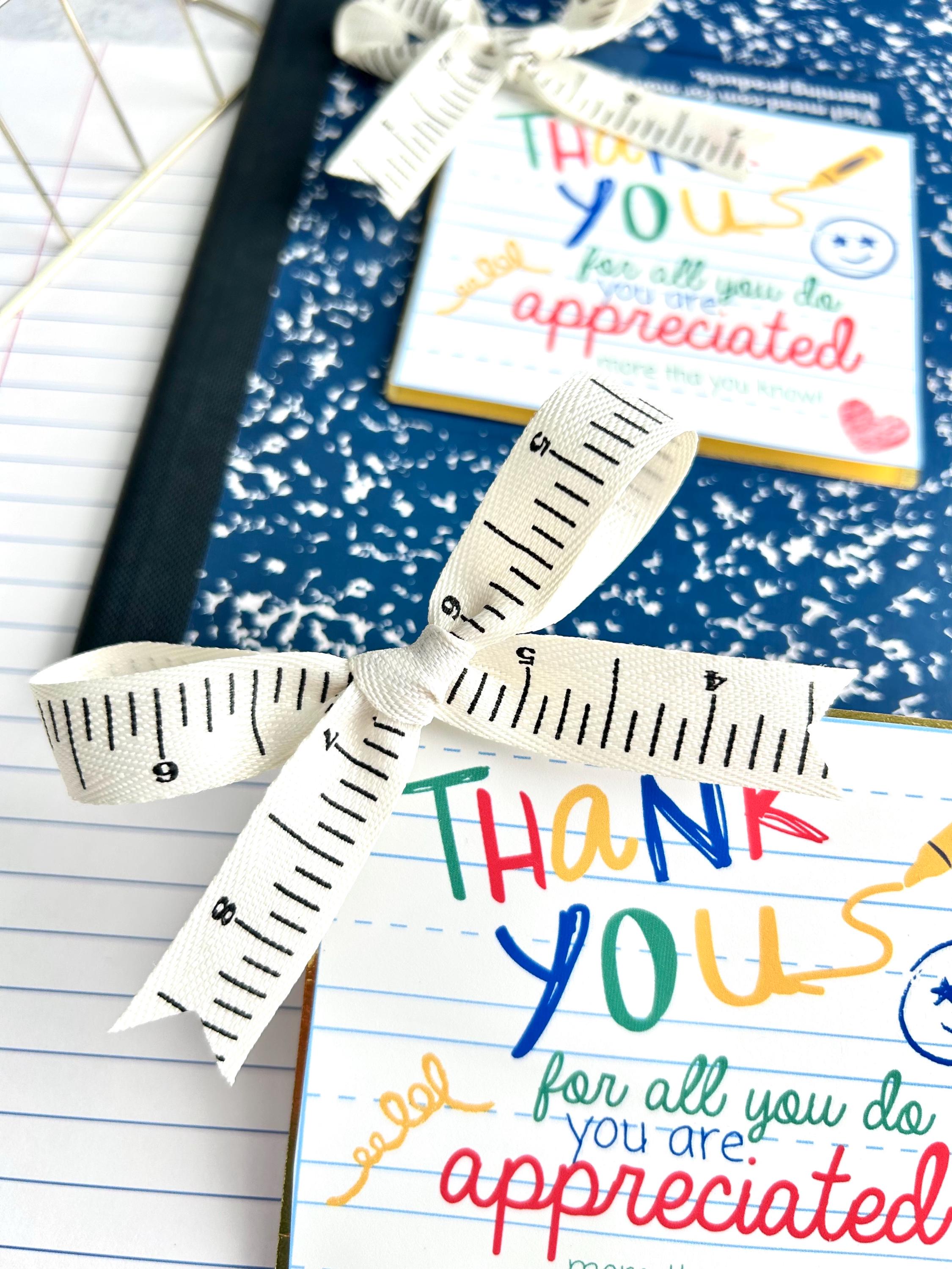 Teacher Appreciation Gift Tags – Printed Tags for Teacher Gifts – Gift ...
