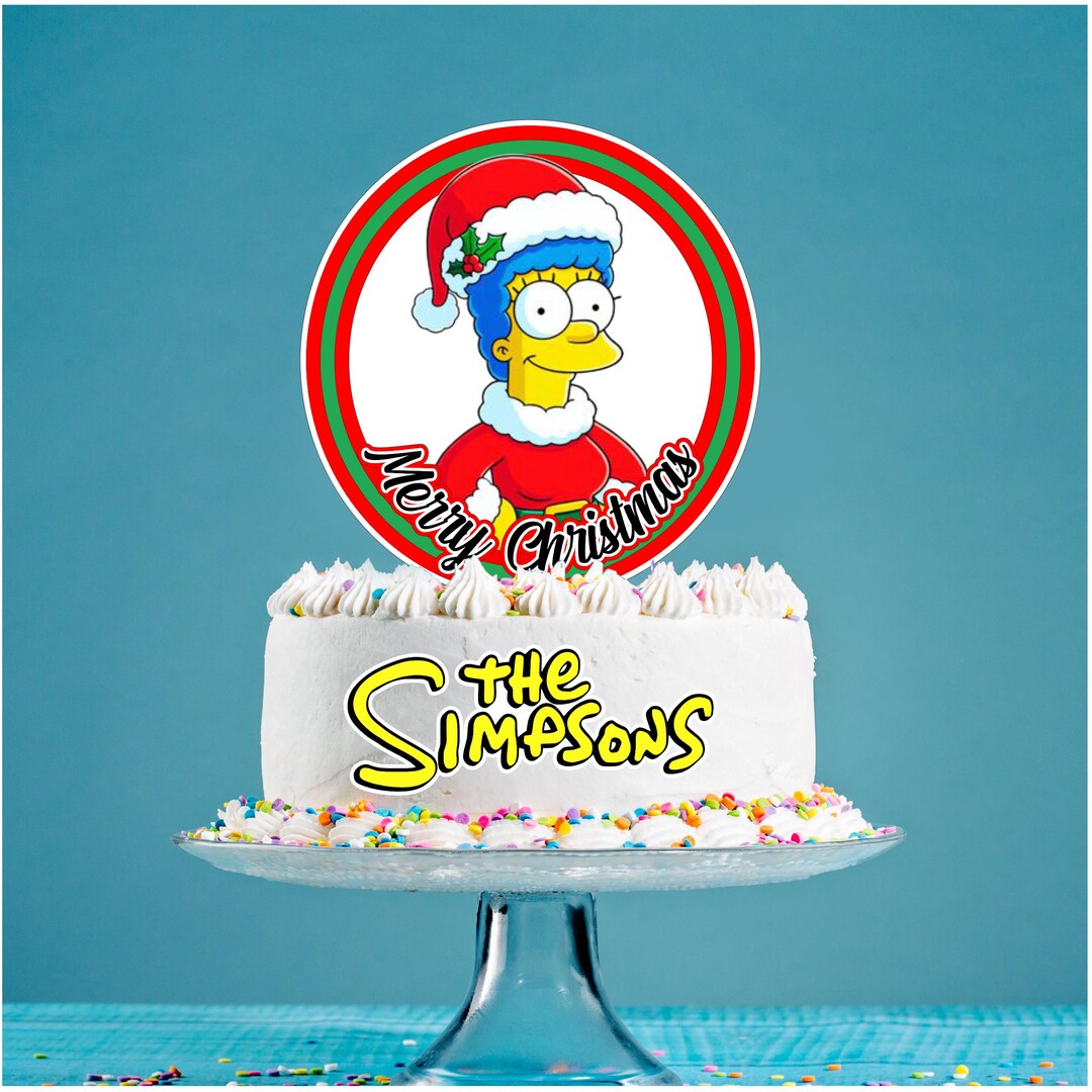 11-printable the Simpsons Cake Topper, Personalized the Simpsons ...