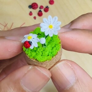 10 Quilling Ladybugs - Paper Tiny Ladybug. Handcrafted Cute Paper ...