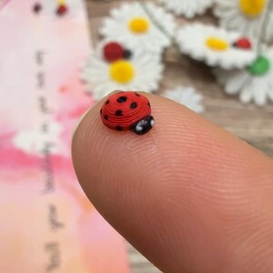 10 Quilling Ladybugs - Paper Tiny Ladybug. Handcrafted Cute Paper ...