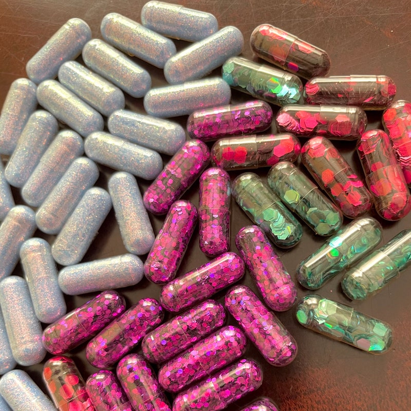 Glitter Pills - Etsy