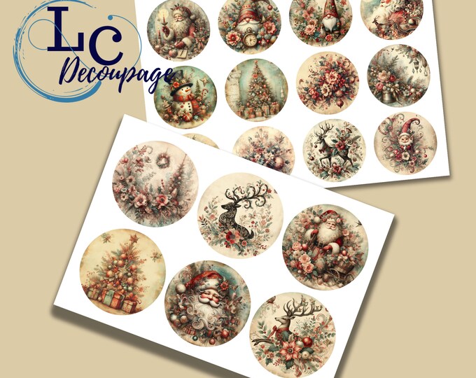 Vintage Primitive Farmhouse Style 8x10 Rice Prints, Decoupage, Wood ...