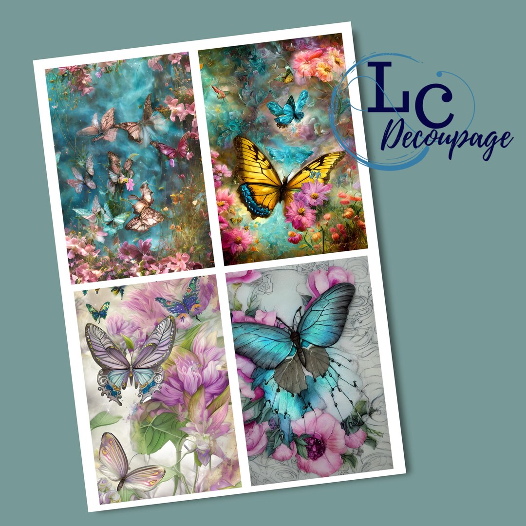 Rice Paper for Craft & Mixed Media, Decoupage Rice Paper DIY Project ...