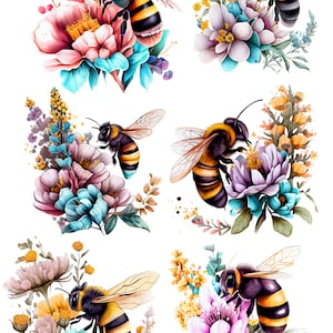 Decoupage Rice Paper, LC Collection, A4 Decoupage Paper, Bee Images ...