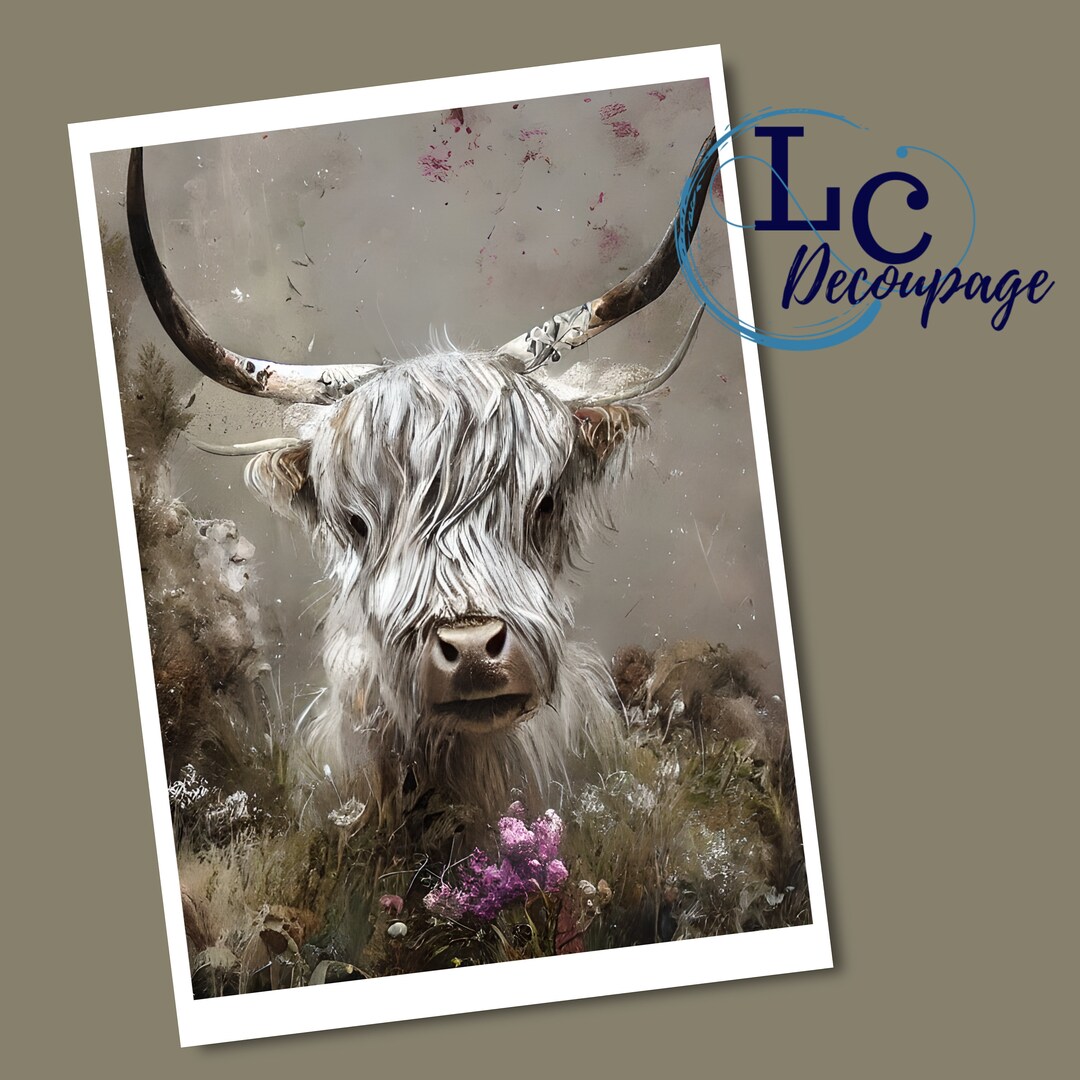 Decoupage Rice Paper DIY Project, Printed Rice Paper for Decoupage ...