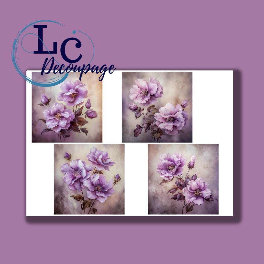 Decoupage Rice Paper, Coaster Designs, Decoupage Paper, Flower Images ...