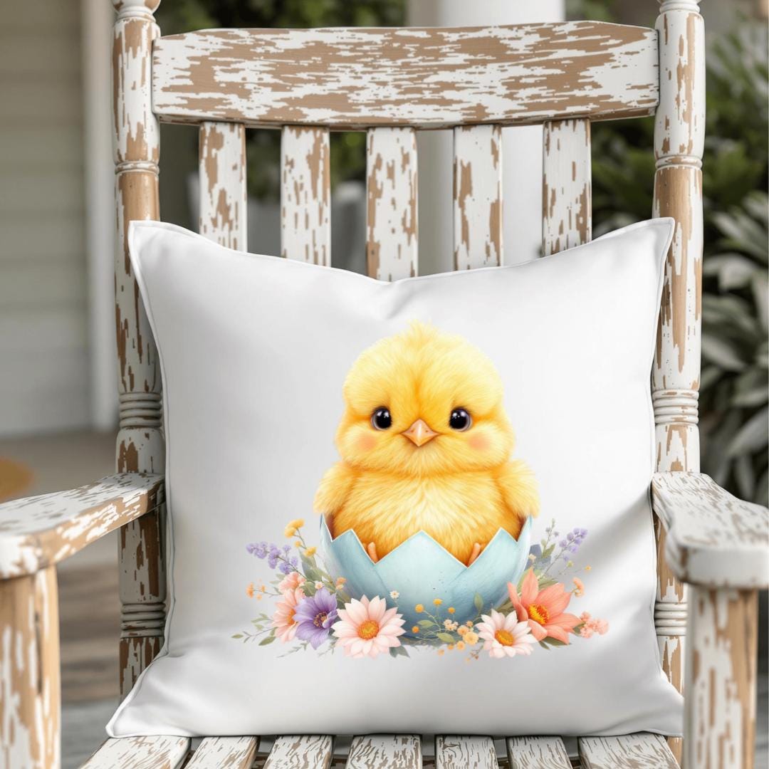 Baby Chick Clipart, Spring Farm Nursery Animal Art, 20 PNG Transparent ...