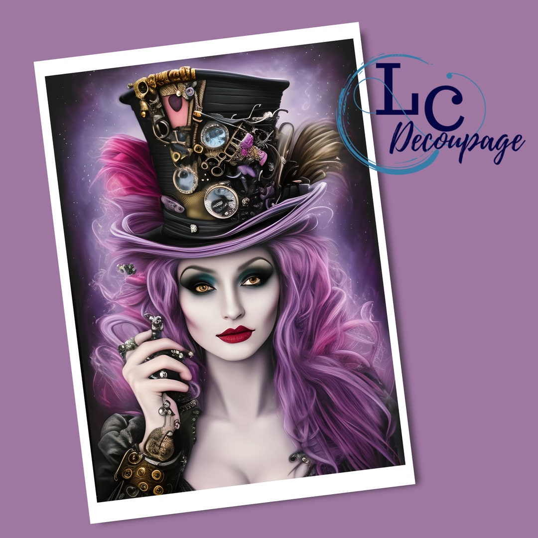 Decoupage Rice Paper DIY Project, Printed Rice Paper for Decoupage ...