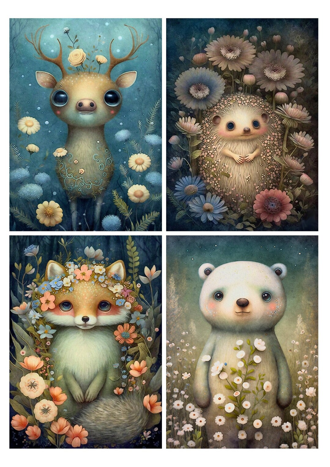 Decoupage Rice Paper, LC Collection, A4 Decoupage Paper, Animal Images ...