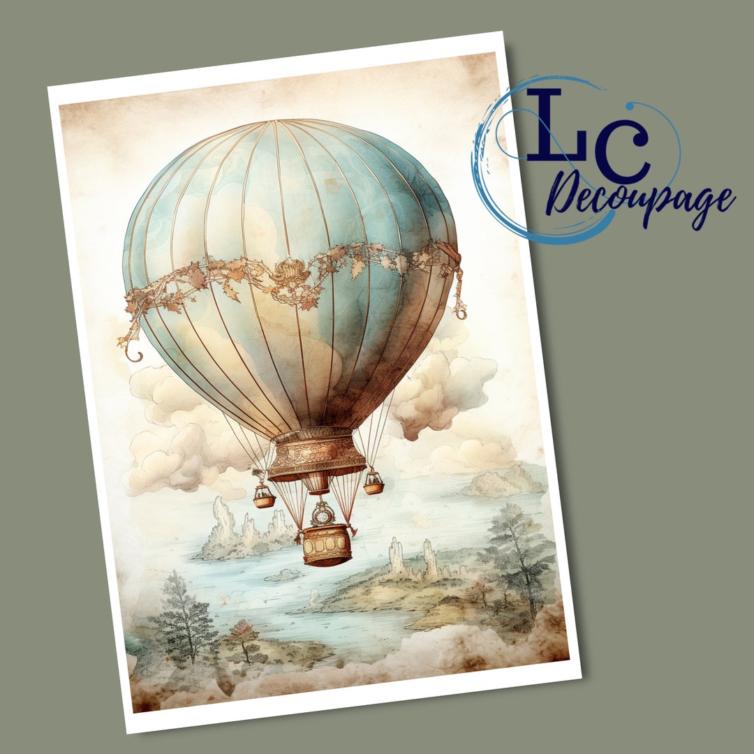 Decoupage Rice Paper, A4 & A3 Rice Paper, Decoupage Craft, Hot Air ...