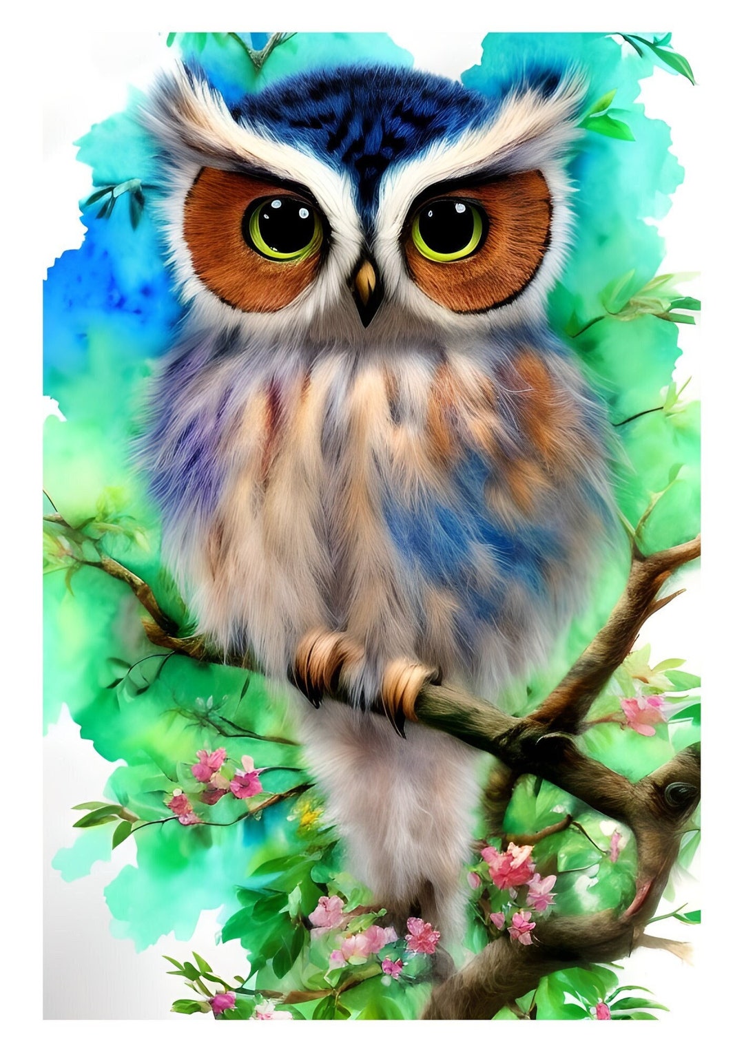 Decoupage Rice Paper, LC Collection, A4 Decoupage Paper, Owl Images ...