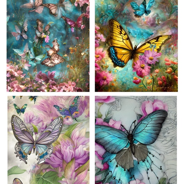 Decoupage Butterfly - Etsy