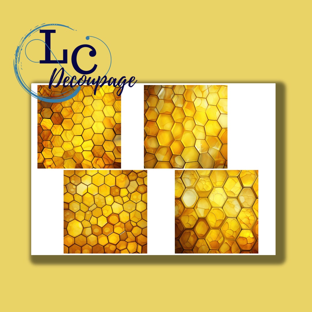 Decoupage Rice Paper, Coaster Design, Decoupage Paper, Bee Hive Image ...