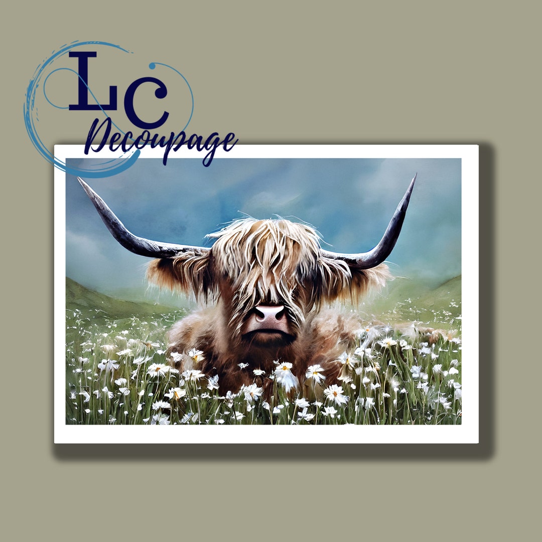 Decoupage Rice Paper DIY Project, Printed Rice Paper for Decoupage ...