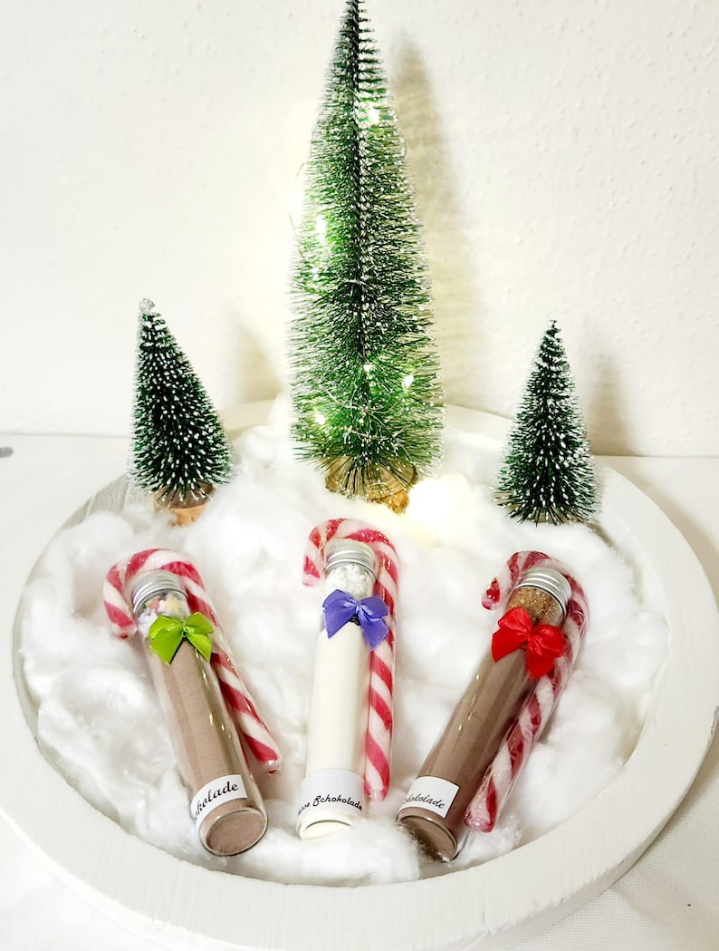 Genuine Swiss Hot Chocolate in a Test Tube, a Souvenir, Gift for Guests ...