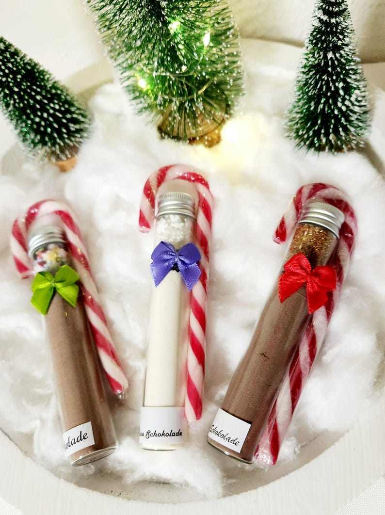 Genuine Swiss Hot Chocolate in a Test Tube, a Souvenir, Gift for Guests ...