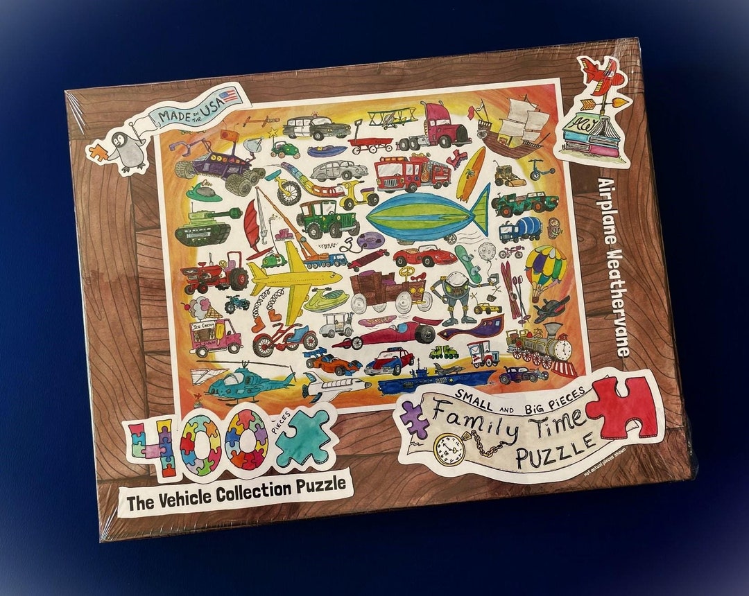 Vehicle Collection Puzzle - Etsy
