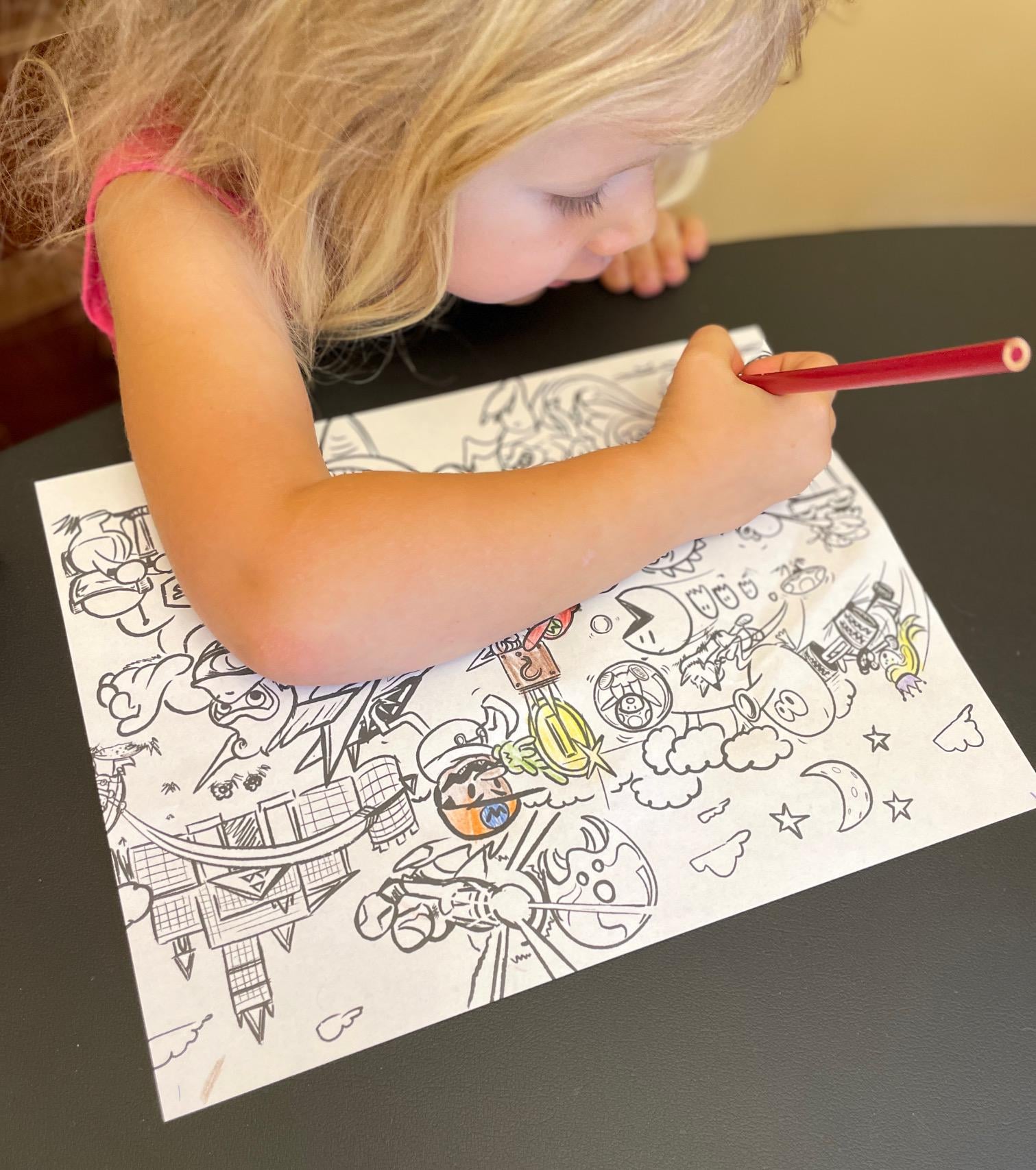Printable Video Game Coloring Page - Etsy