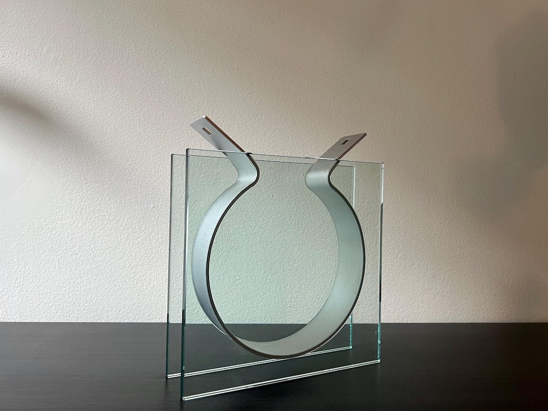 MOMA Glass and Metal Ribbon Vase, 1990s MOMA Ribbon Vases by Peter ...