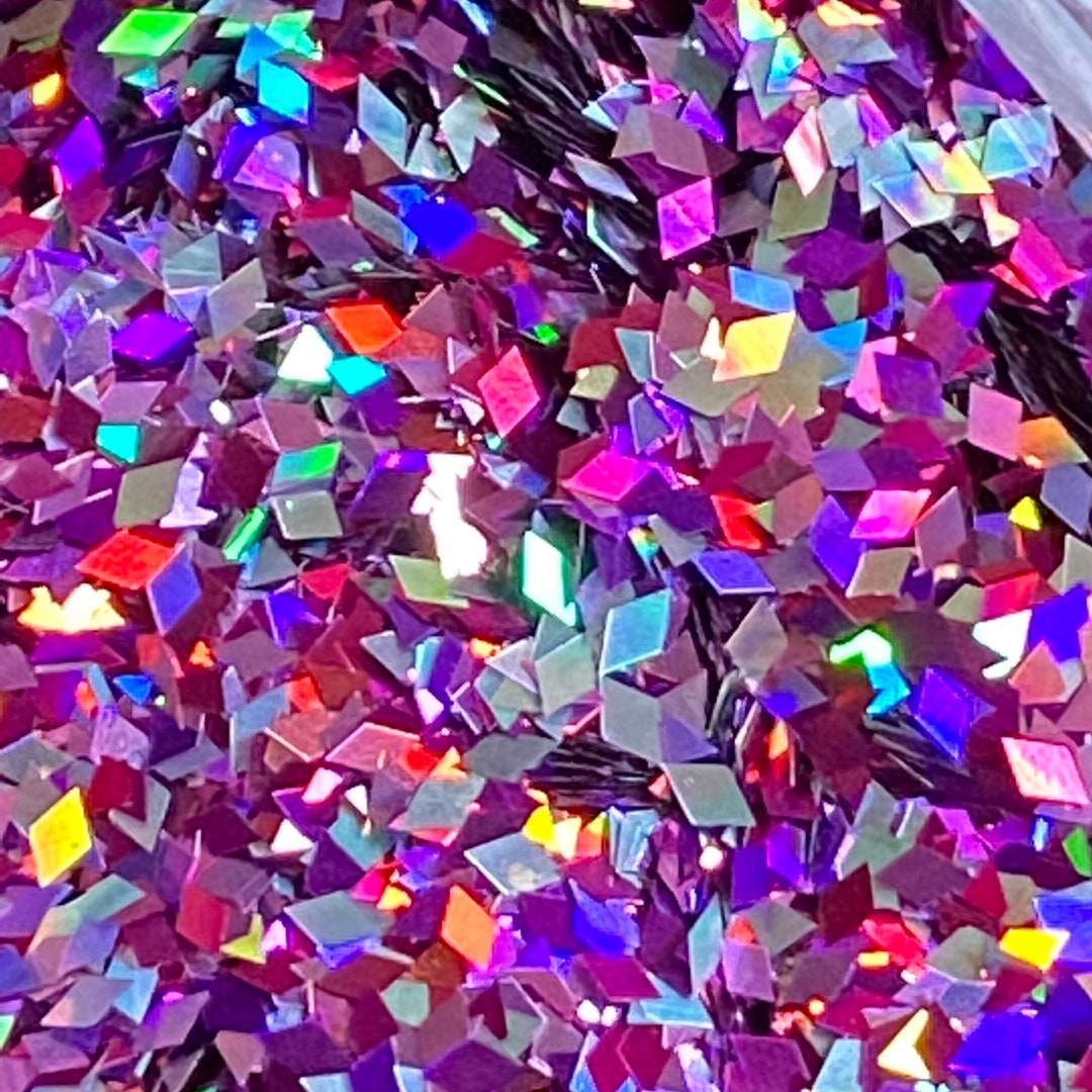 Pink Diamond Nail Art Glitter 5g Sachet - Etsy