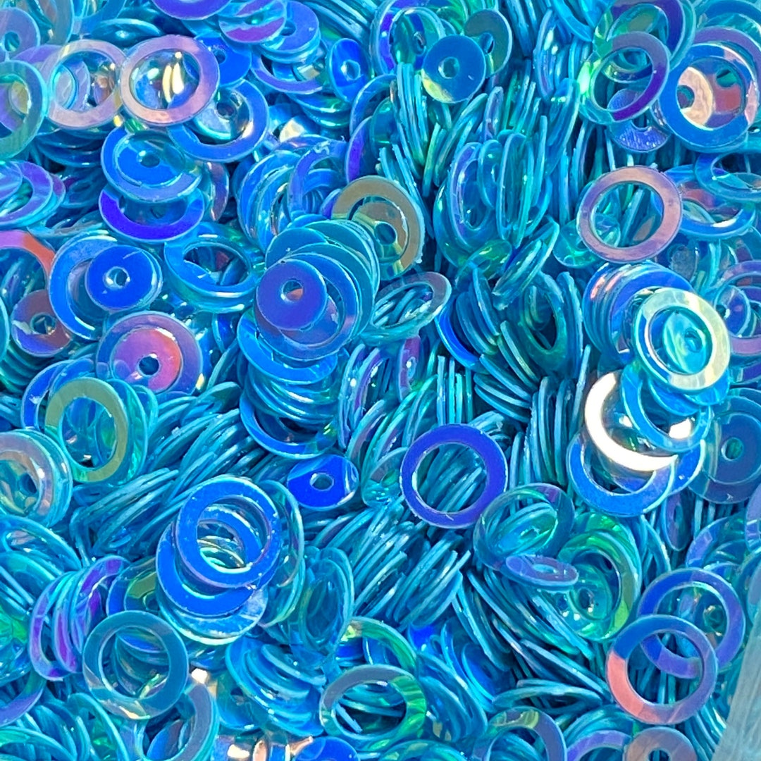 Blue Hoops Nail Art Glitter 5g Sachet - Etsy