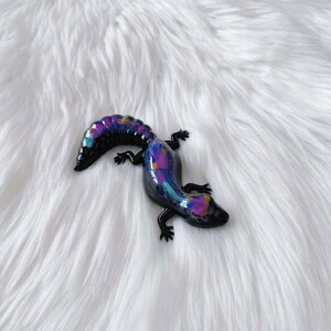 Colorful Leopard Gecko Resin Figurine: Jewel Tone Decor - Etsy