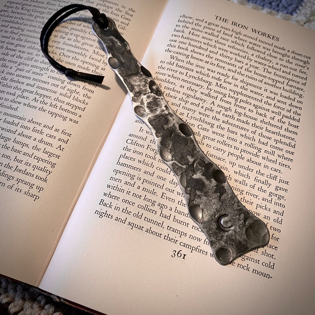 Forged Iron Bookmark - Etsy