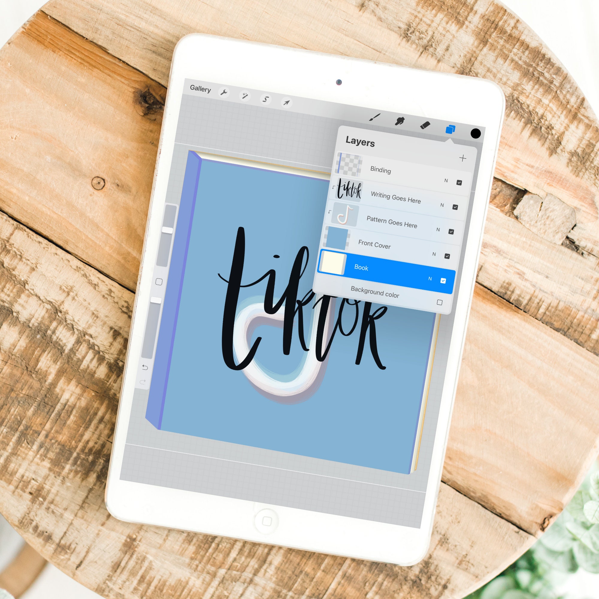 Procreate Stack Cover, Procreate Book Stack Cover Photo, Procreate Tool ...