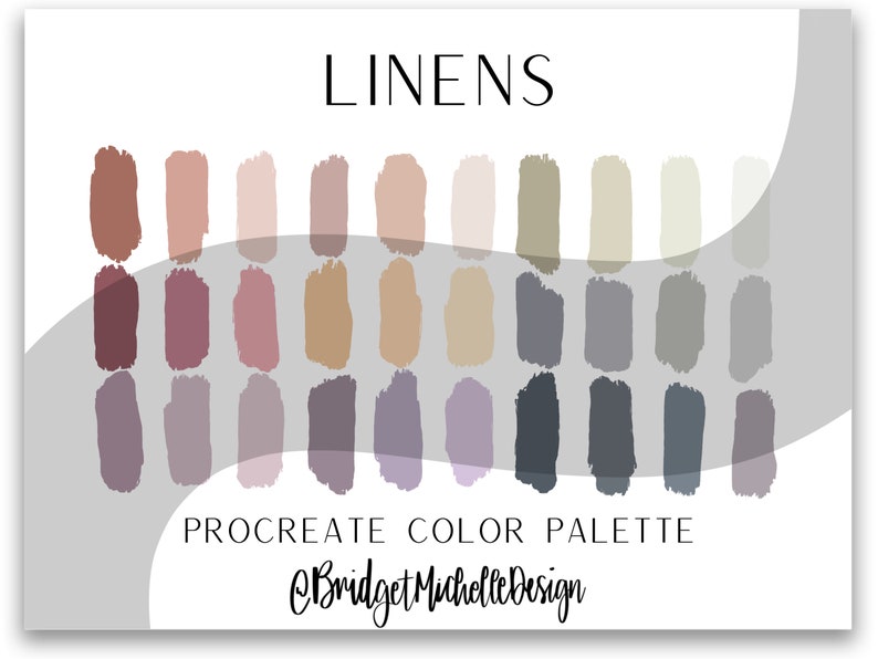 Procreate Color Palette Color Palette Color Swatches Color Chart ...