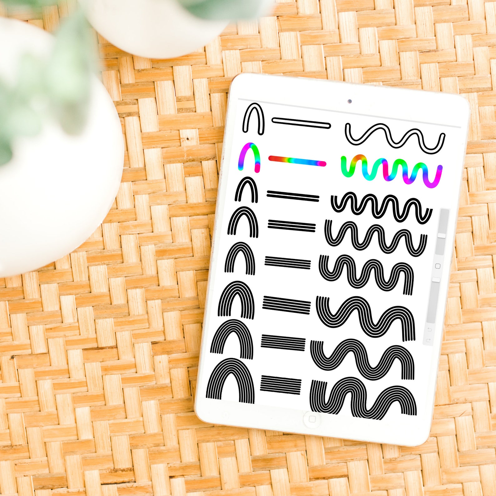 Rainbow Brush Pack 8 Procreate Brushes Brushes for Procreate - Etsy